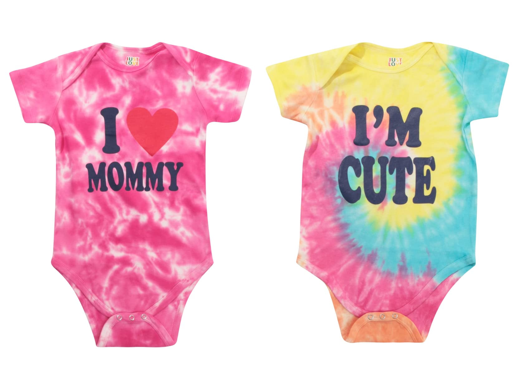 Just Love Girls Bodysuits (Pack of 2) 1900 (Girls 24 Months, Mommy and ...