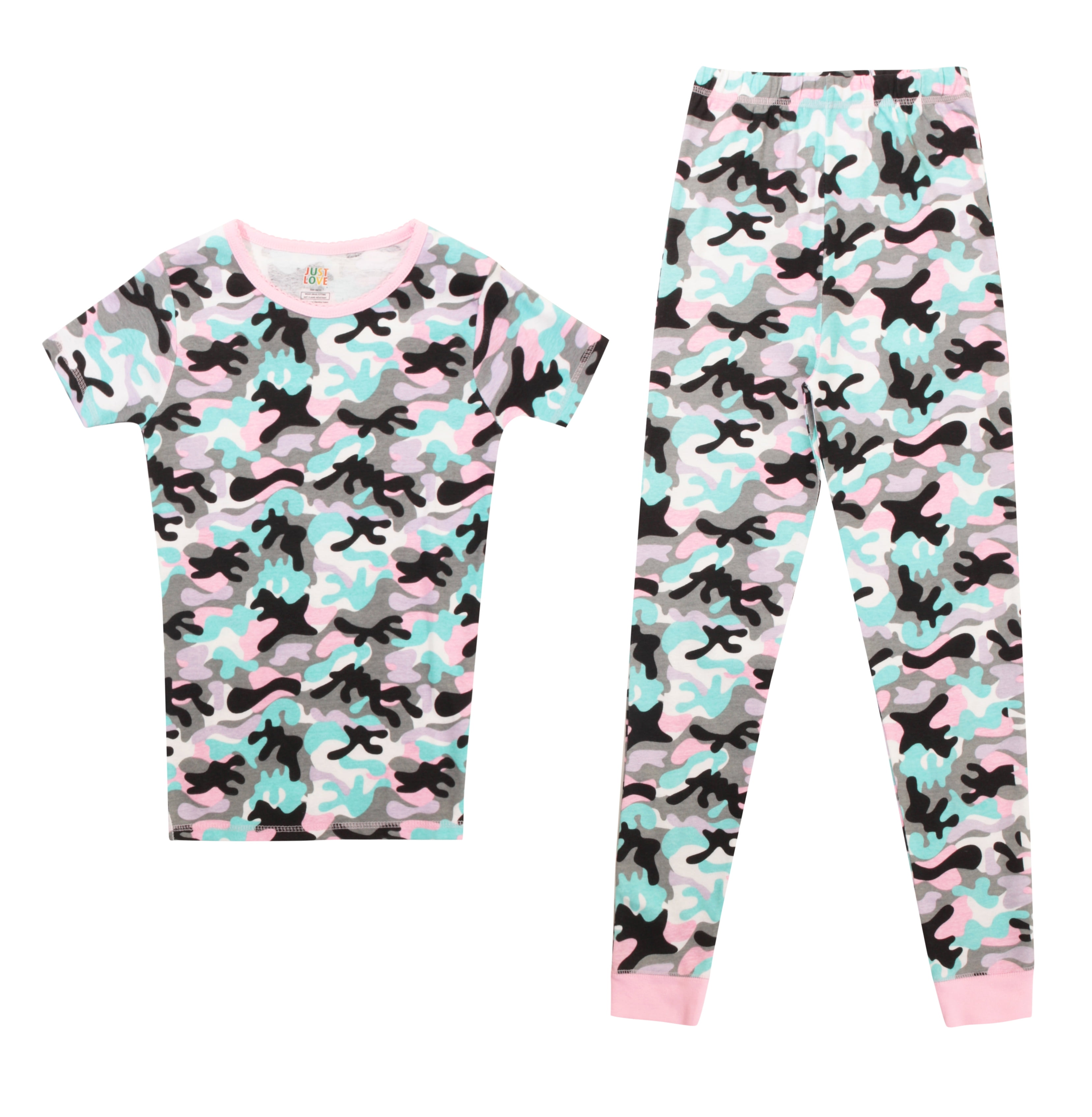 Just Love Girls Cotton Pajama Sets for Comfortable Sleepwear (White ...