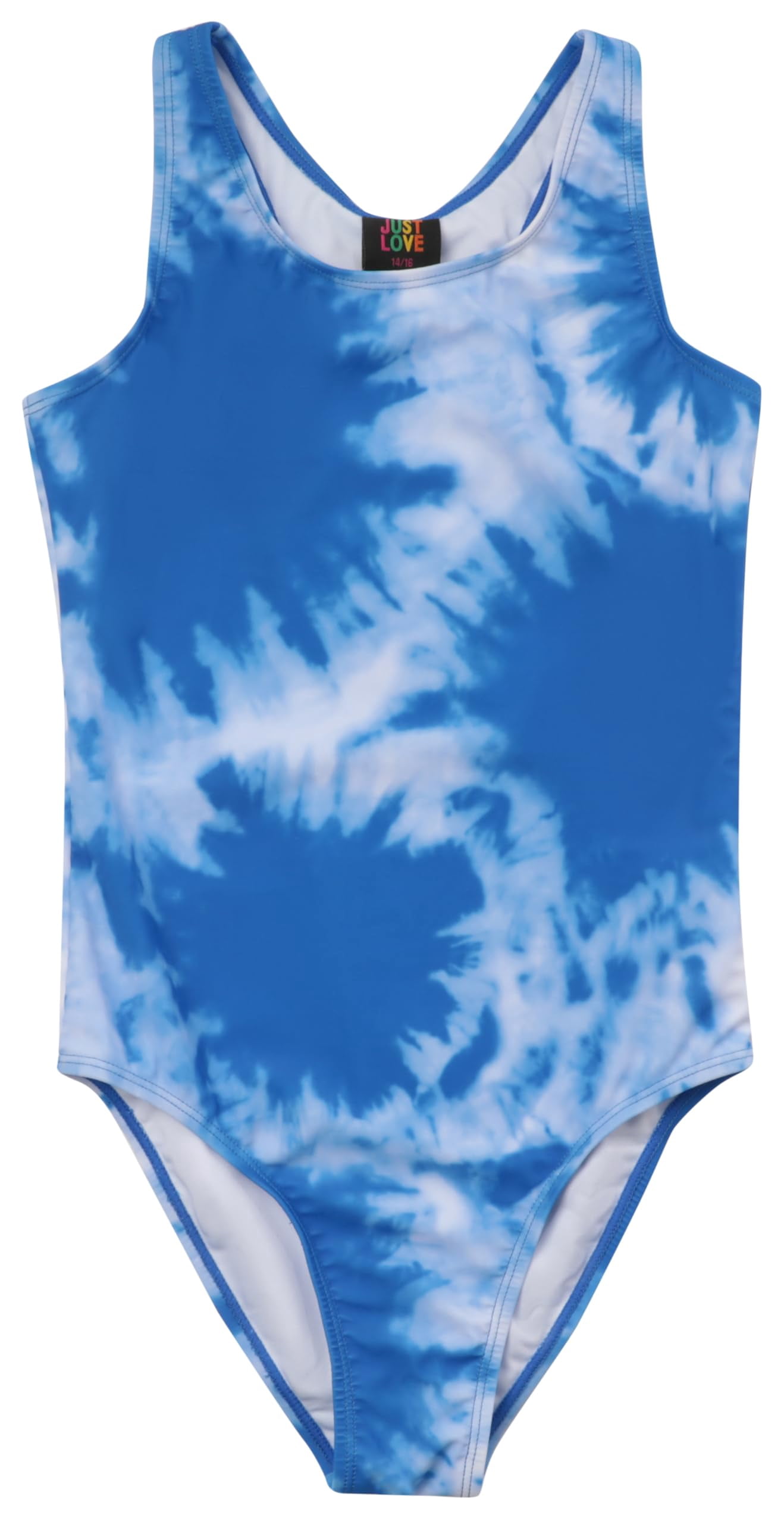 Just Love Girls One Piece Bathing Suits Swimwear for Girl (Royal Tie ...