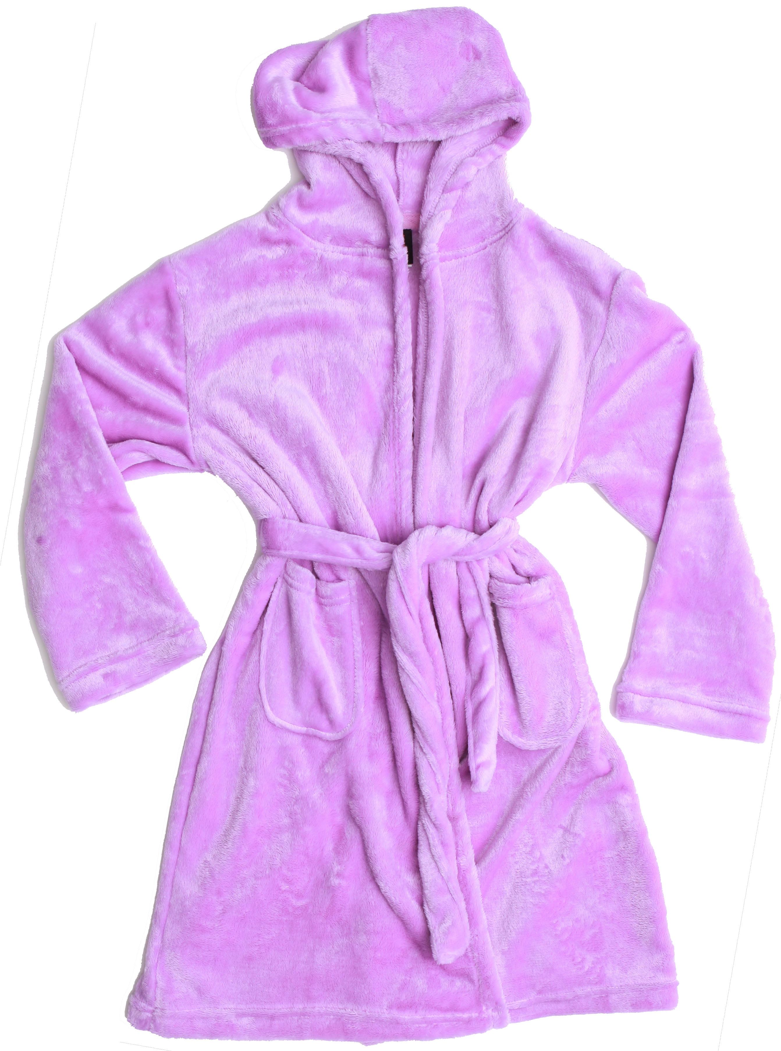 Just Love Girls' Plush Velour Robe - Cozy Buffalo Plaid Bathrobe for ...