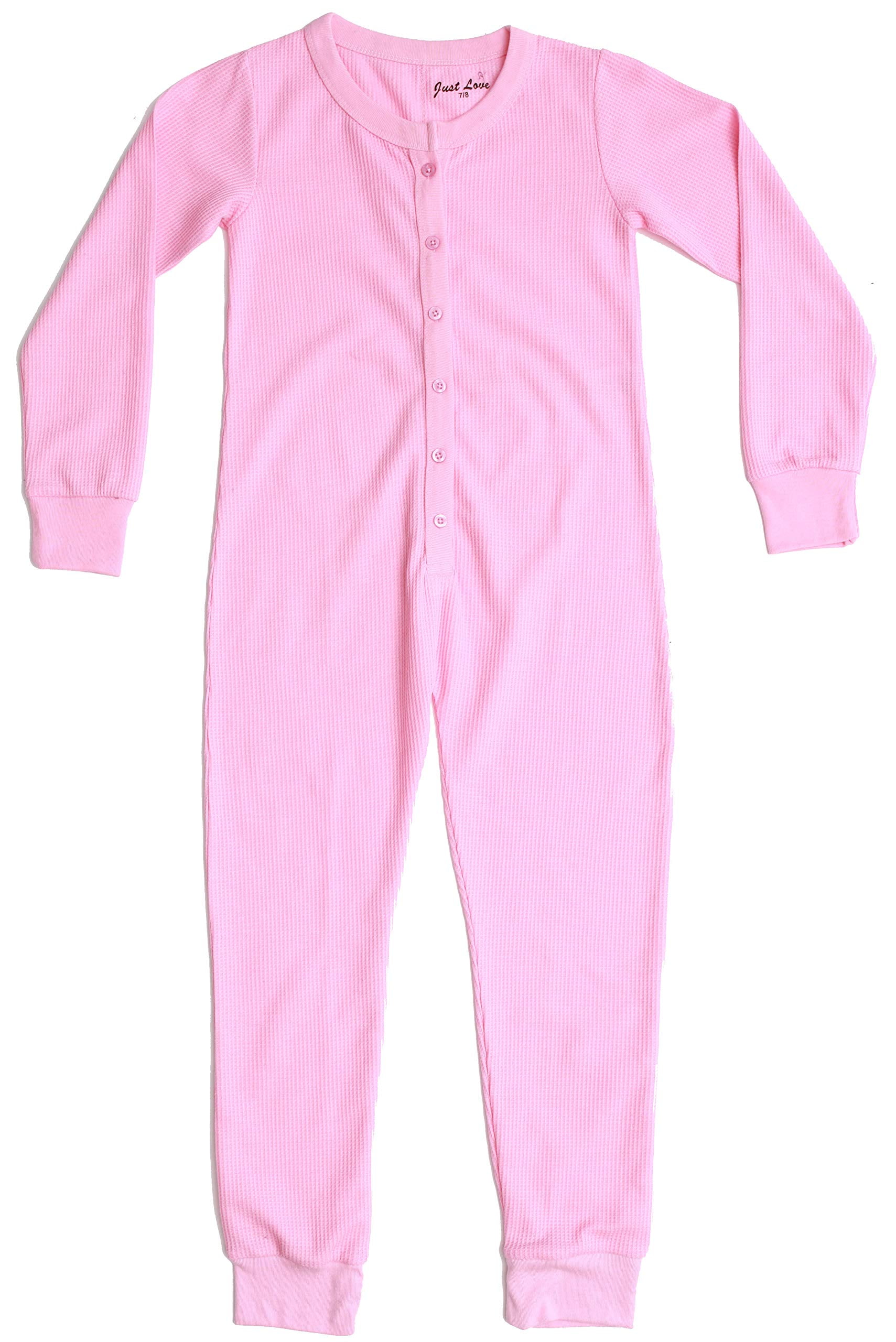 Just Love Girls Thermal Union Suit - Warm and Comfortable Base Layer ...