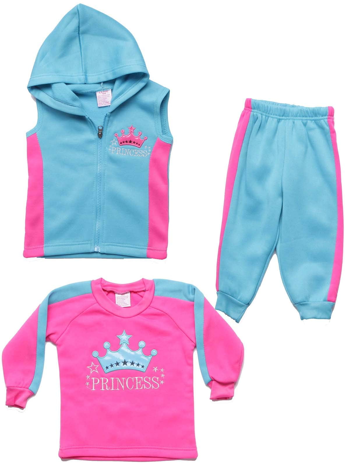 Just Love Girls Three Piece Fleece Set 53201-28-7 - Walmart.com