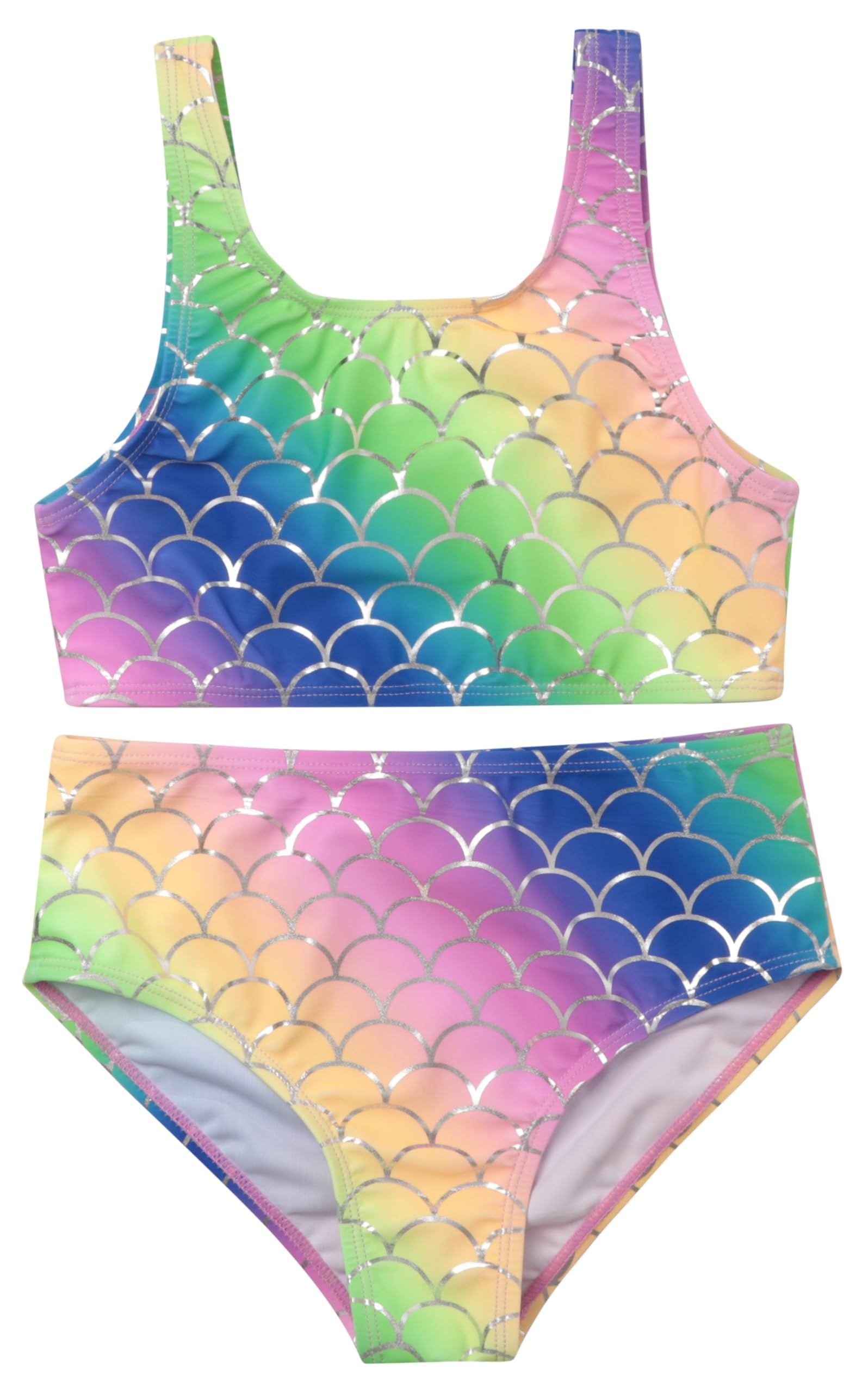 Just Love Girls Two Piece Bathing Suits Swimwear for Girl (Mermaid ...