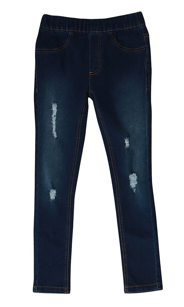Just Love Girls Woven Denim Jegging 29693-MDDEN-8 (10 Years, Dark Denim ...
