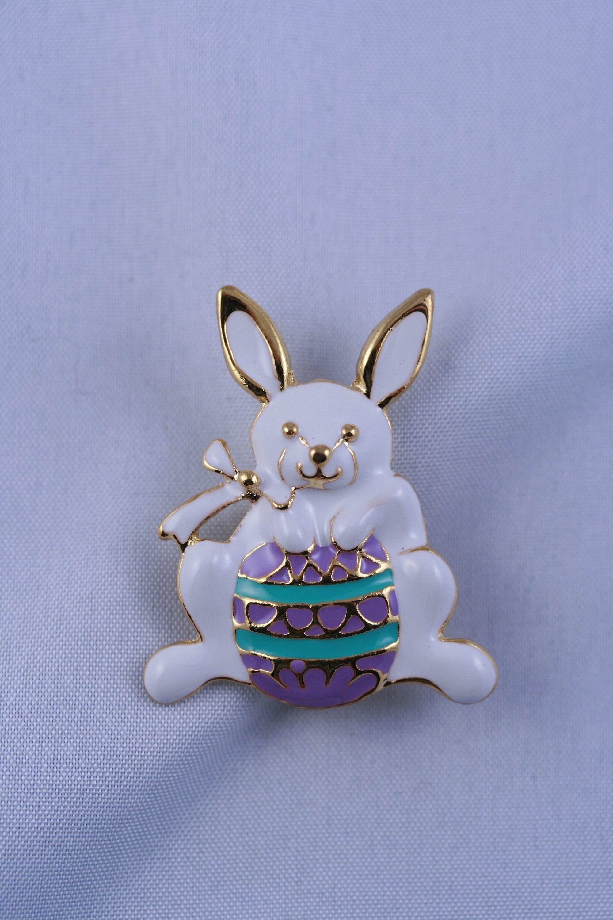Just Love Jewels Bunny Rabbit Pin Brooch, Easter Bunny Pin, Easter ...