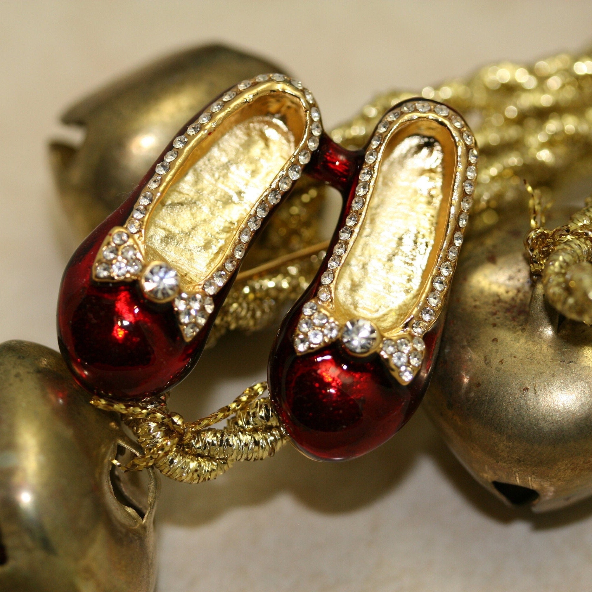 Just Love Jewels Ruby Red Slippers Lapel Pin Brooch - Walmart.com