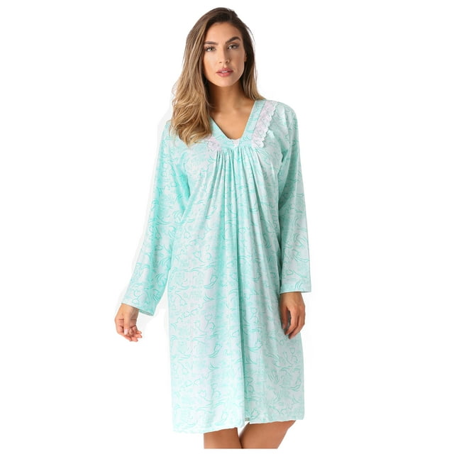 Just Love Nightgown Women Sleepwear Womans Pajamas Green Tulip X
