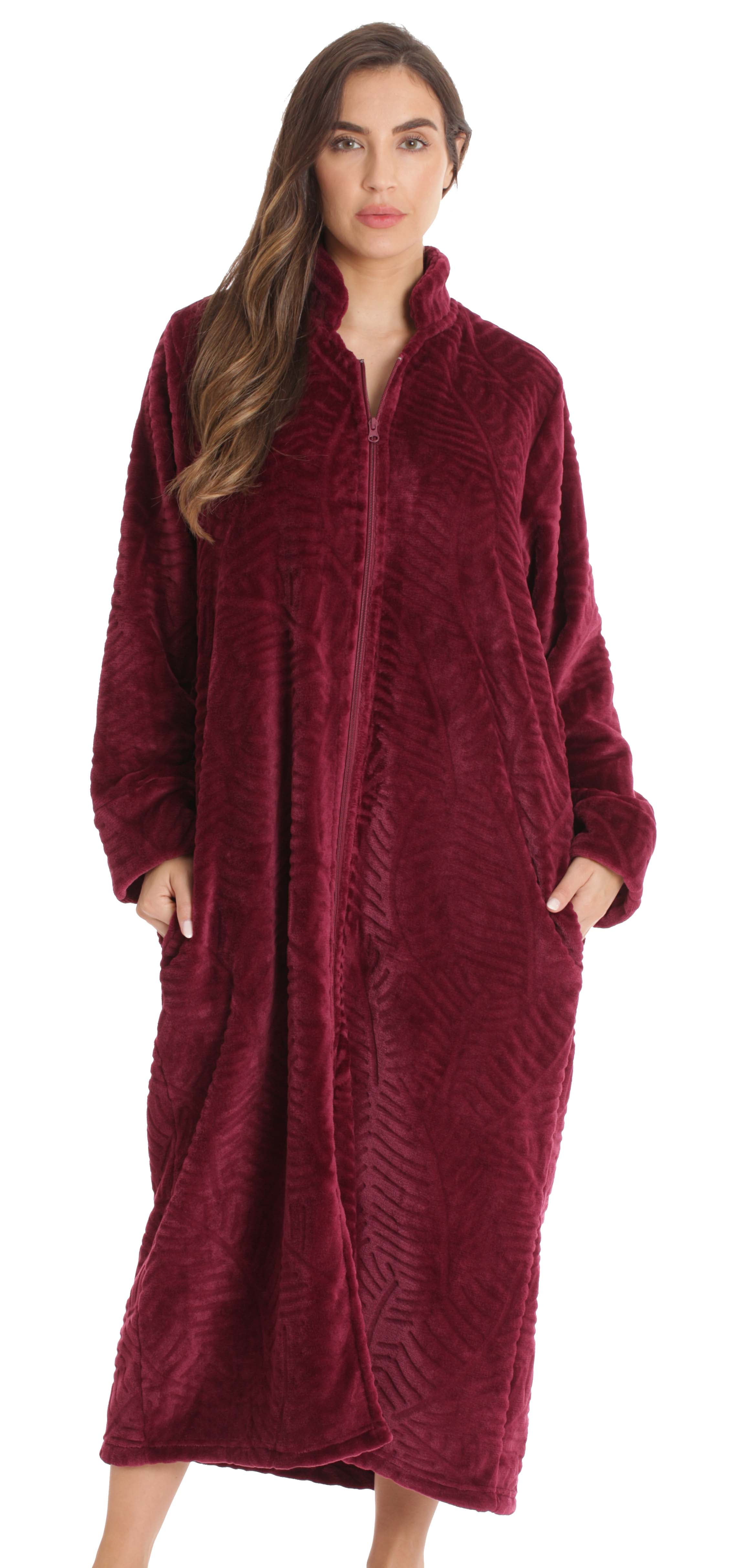 Just Love Plush Zipper Lounger Robe - Walmart.com