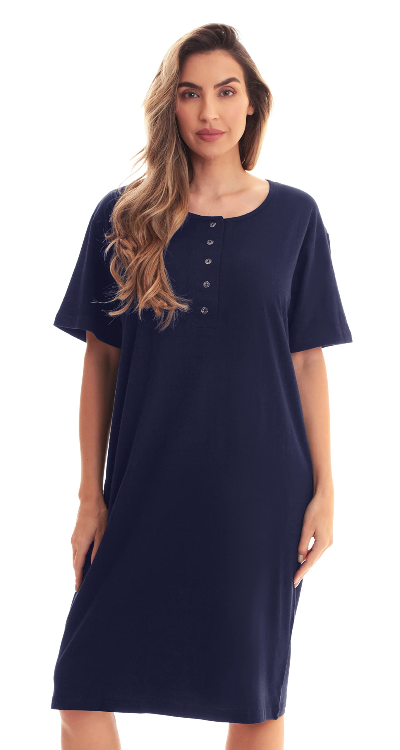 Just Love Oversized Soft Cotton Nightshirts / Sleep Shirt Gown for ...