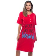 Hello Mello Let Me Sleep Lounge Sleepshirt V-Neck Short Sleeve ...