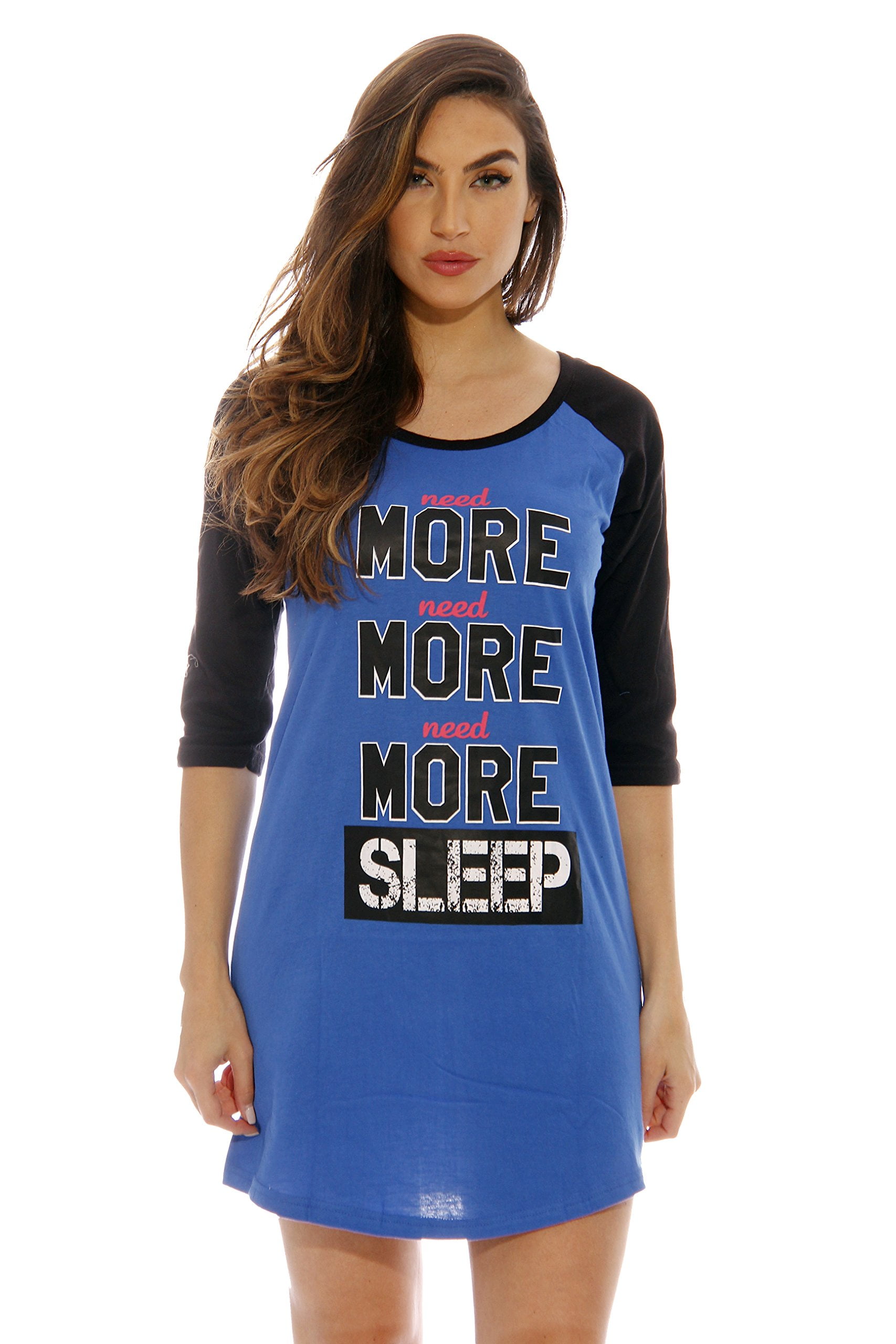 Just Love Sleep Dress for Women / Sleeping Shirt / Nightshirt (Royal ...