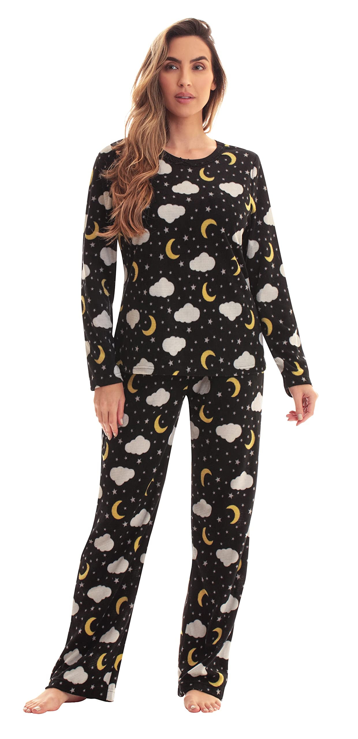 Just Love Womens Thermal Fleece Pajamas Extra Warm & Cozy Winter ...