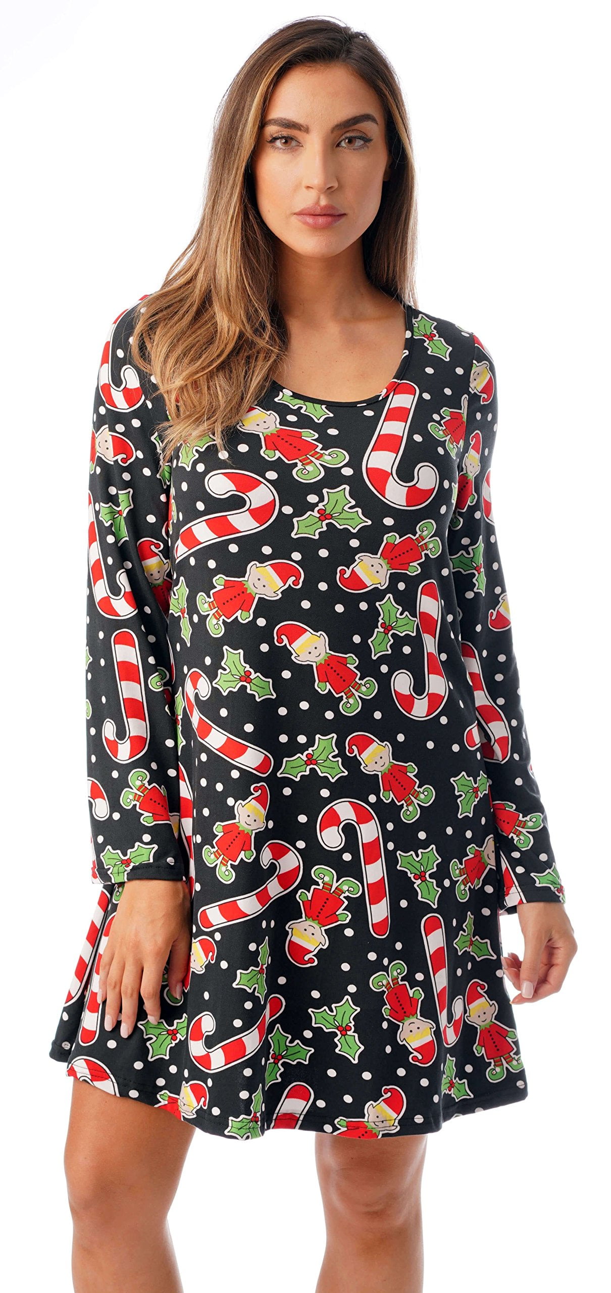 Just Love Ugly Christmas Dress Fun Xmas Party Outfit 401582-103 (Black ...