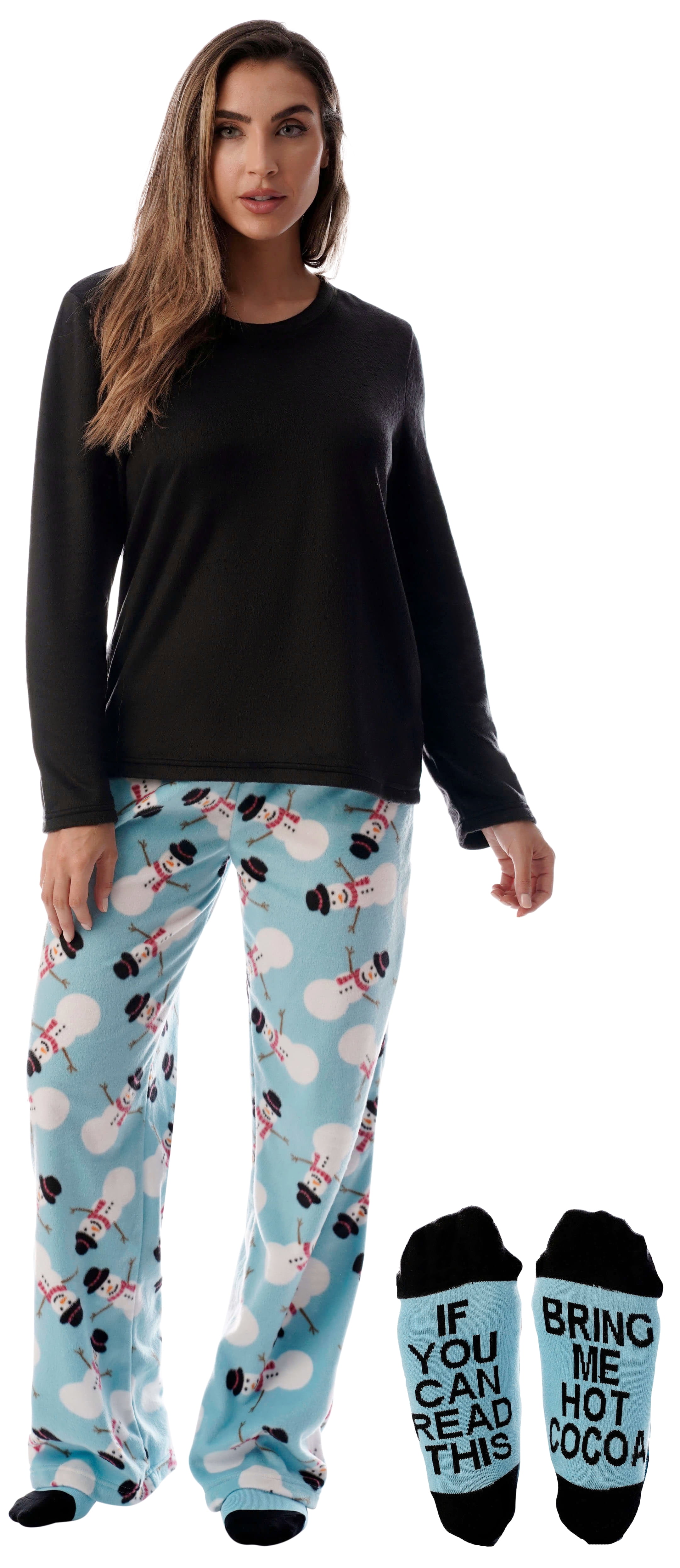 Just Love Ultra-Soft Womens Pajama Pant Set with Nightgown & Matching ...