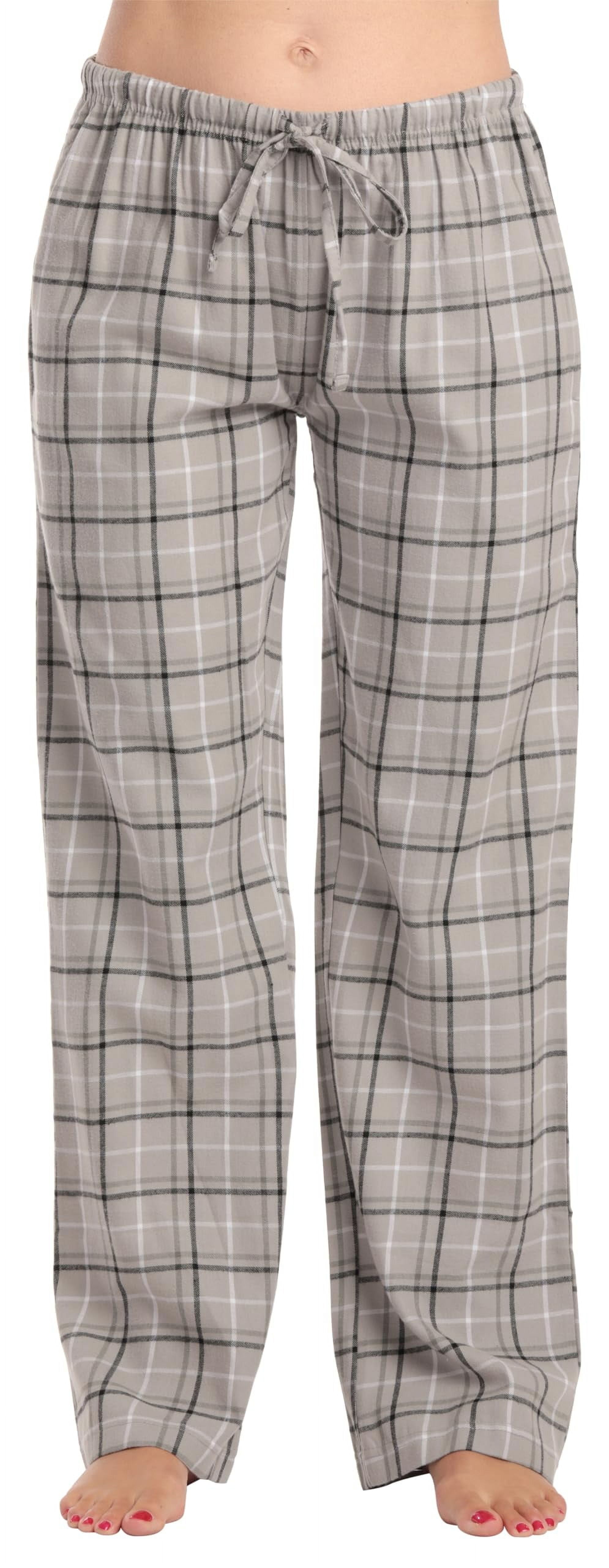 Just Love Women Pajama Pants 7051-10774-XS-SIOC (Grey Plaid - 100% ...