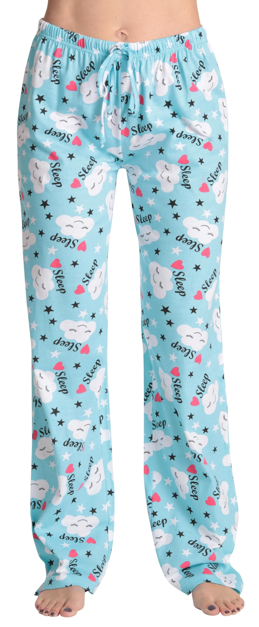 Just Love Women Pajama Pants Sleepwear Pajamas 6324-10771-2X (2X, Blue ...