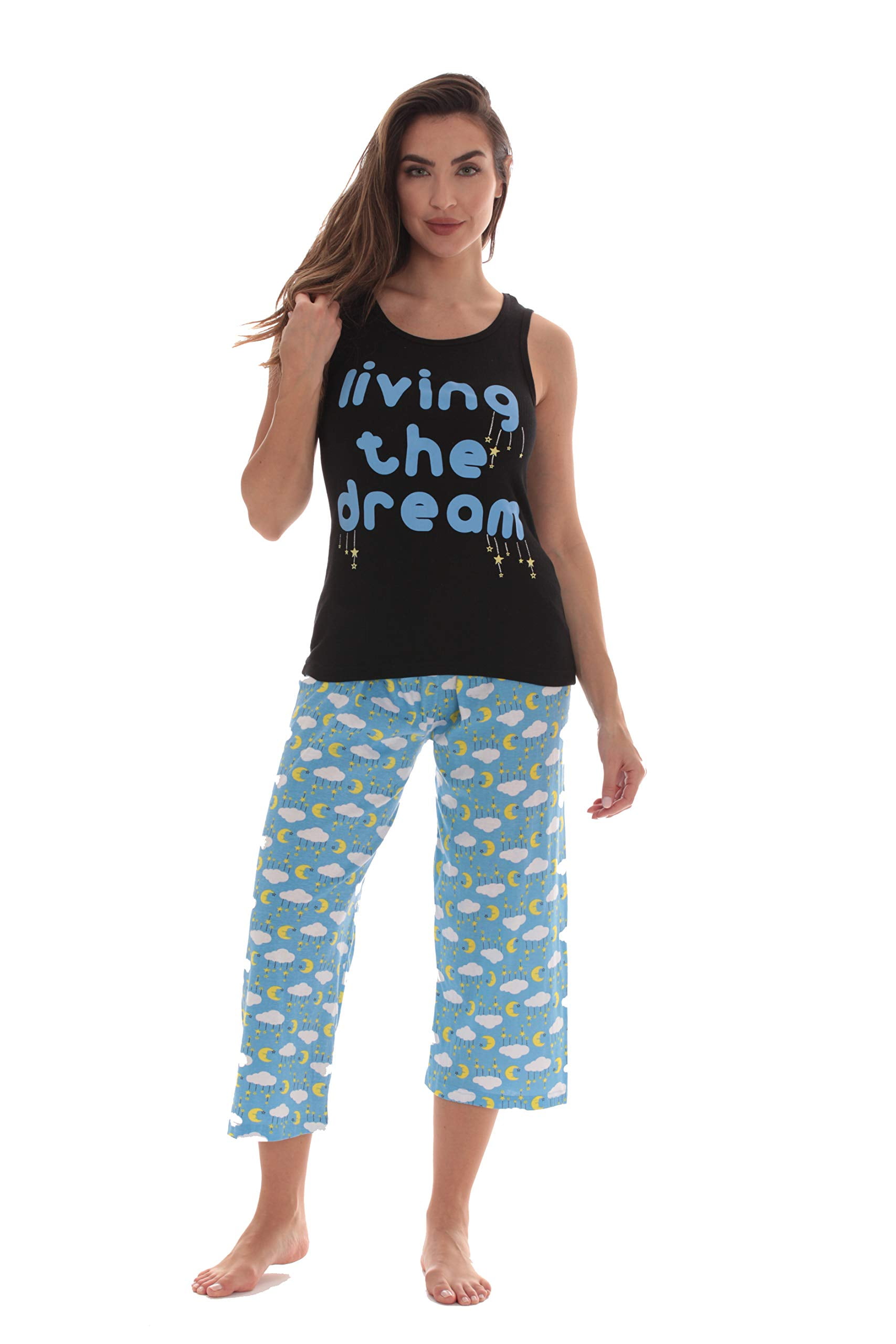 Just Love Women's Cotton Capri Sleepwear Set, Hypoallergenic Pajamas ...