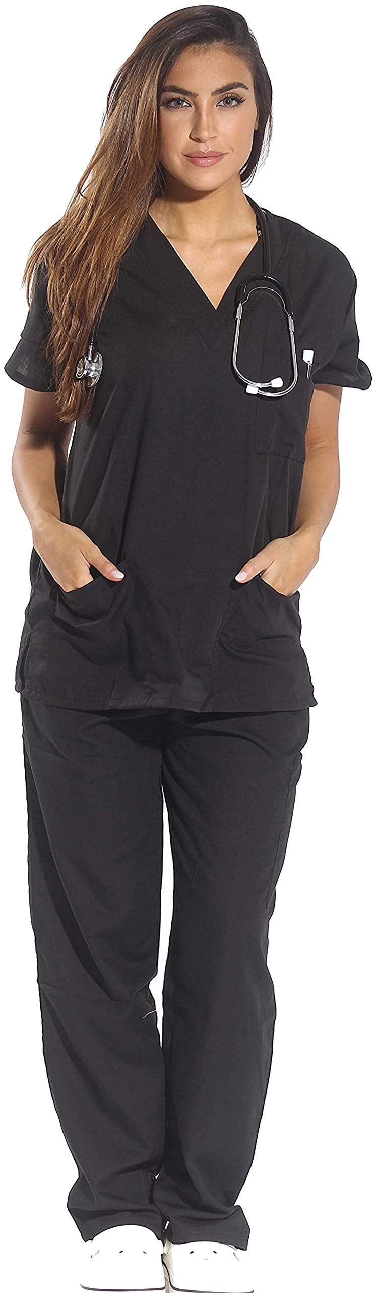 Just Love Women's Nurse Uniforms - Medical Scrubs Set, Comfortable V ...