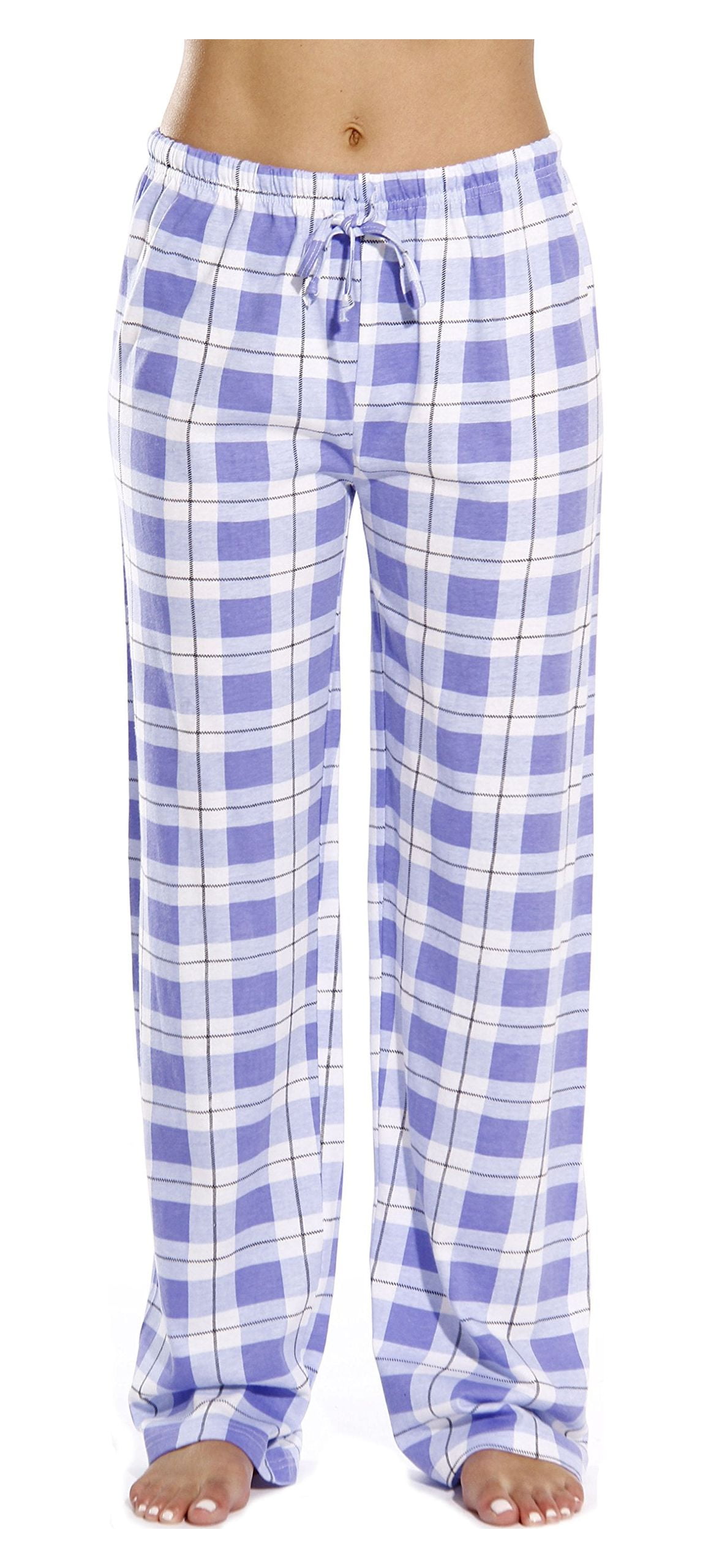 Just Love Plus Size Loose Sleep PJ Bottoms - Women's Plaid Pajama Pants ...