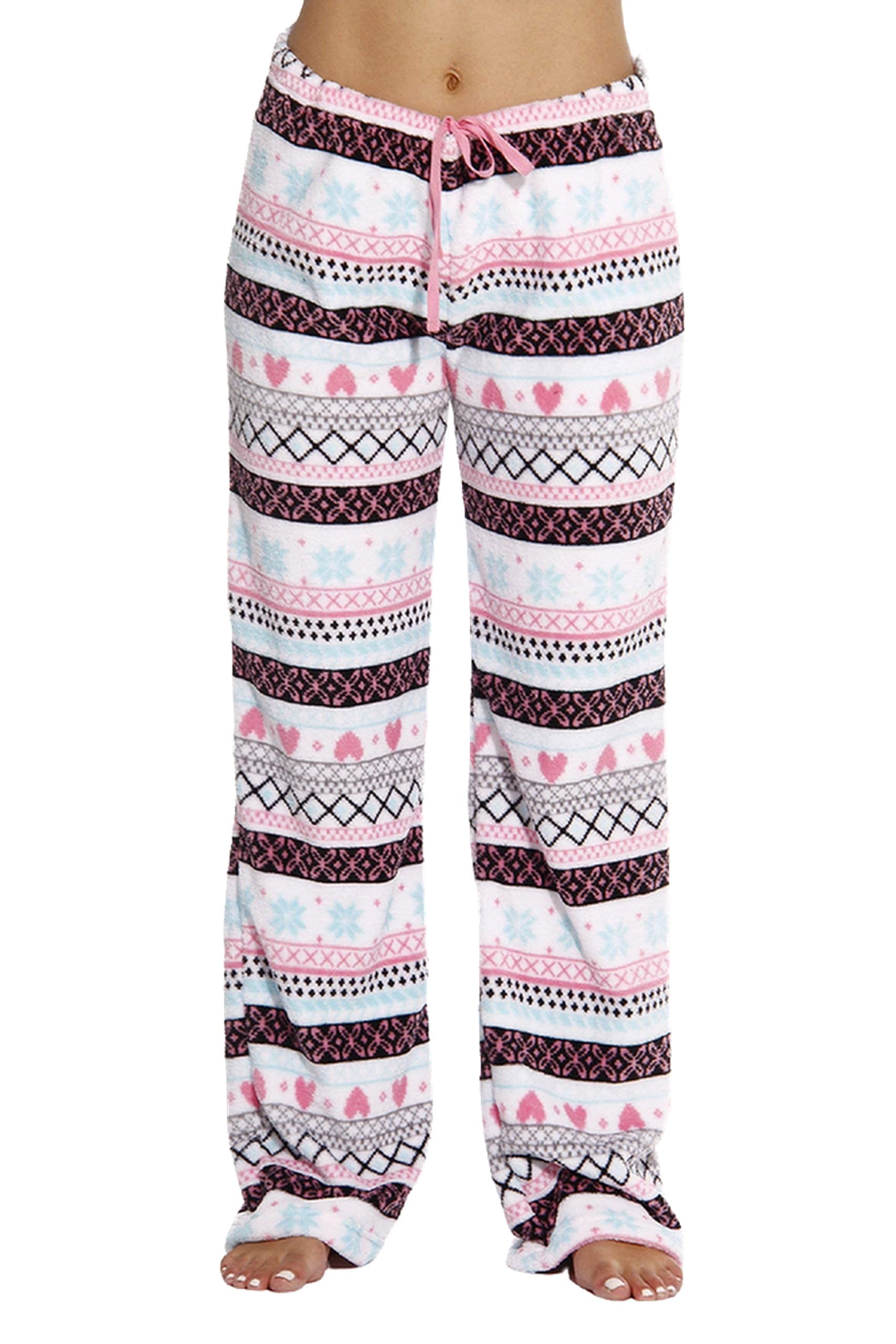 Just Love Womens Plush Pajama Pants Soft And Cozy Lounge Pants In