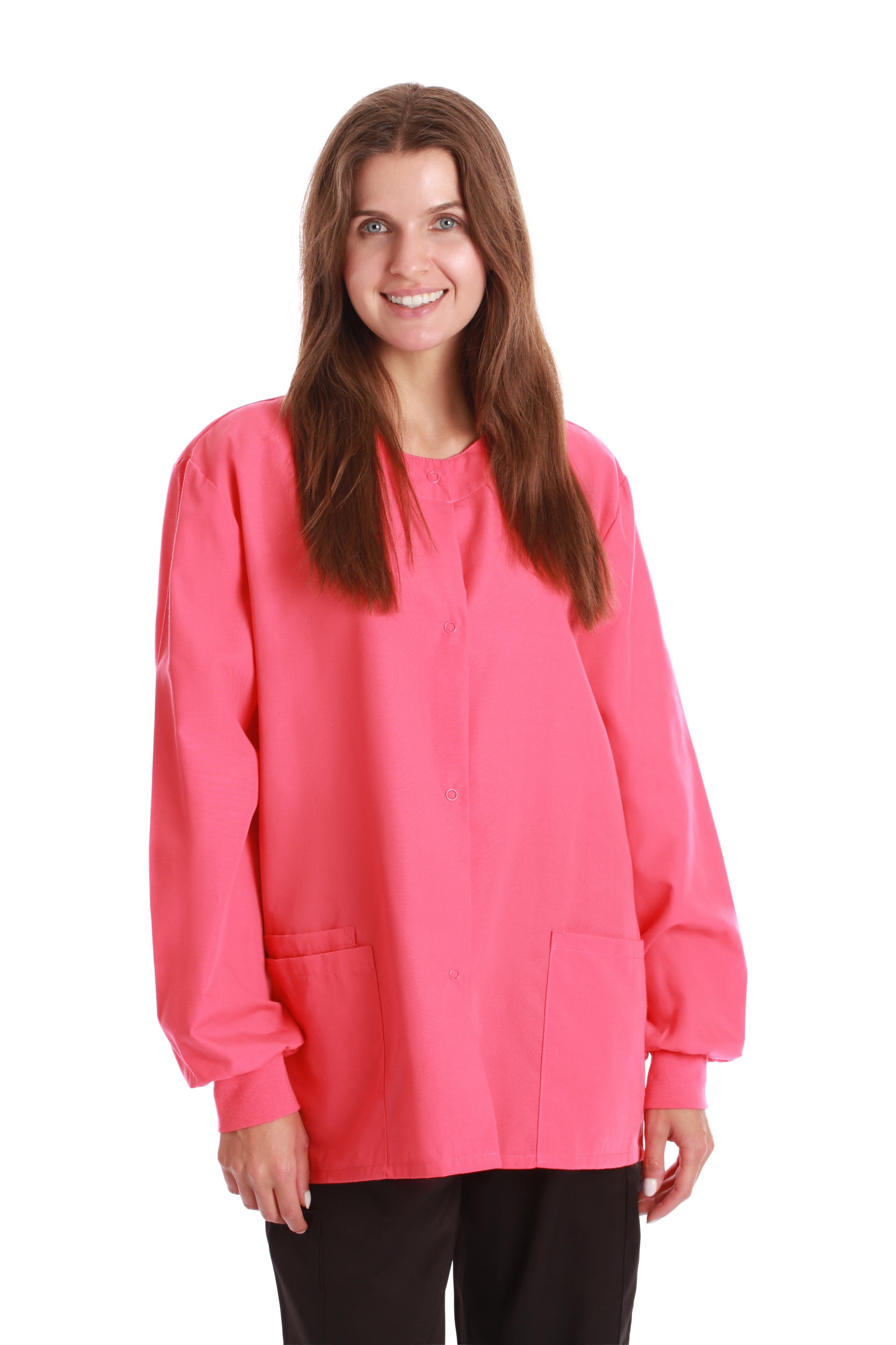 Just Love Women's Solid Scrub Jacket - Comfortable and Professional ...