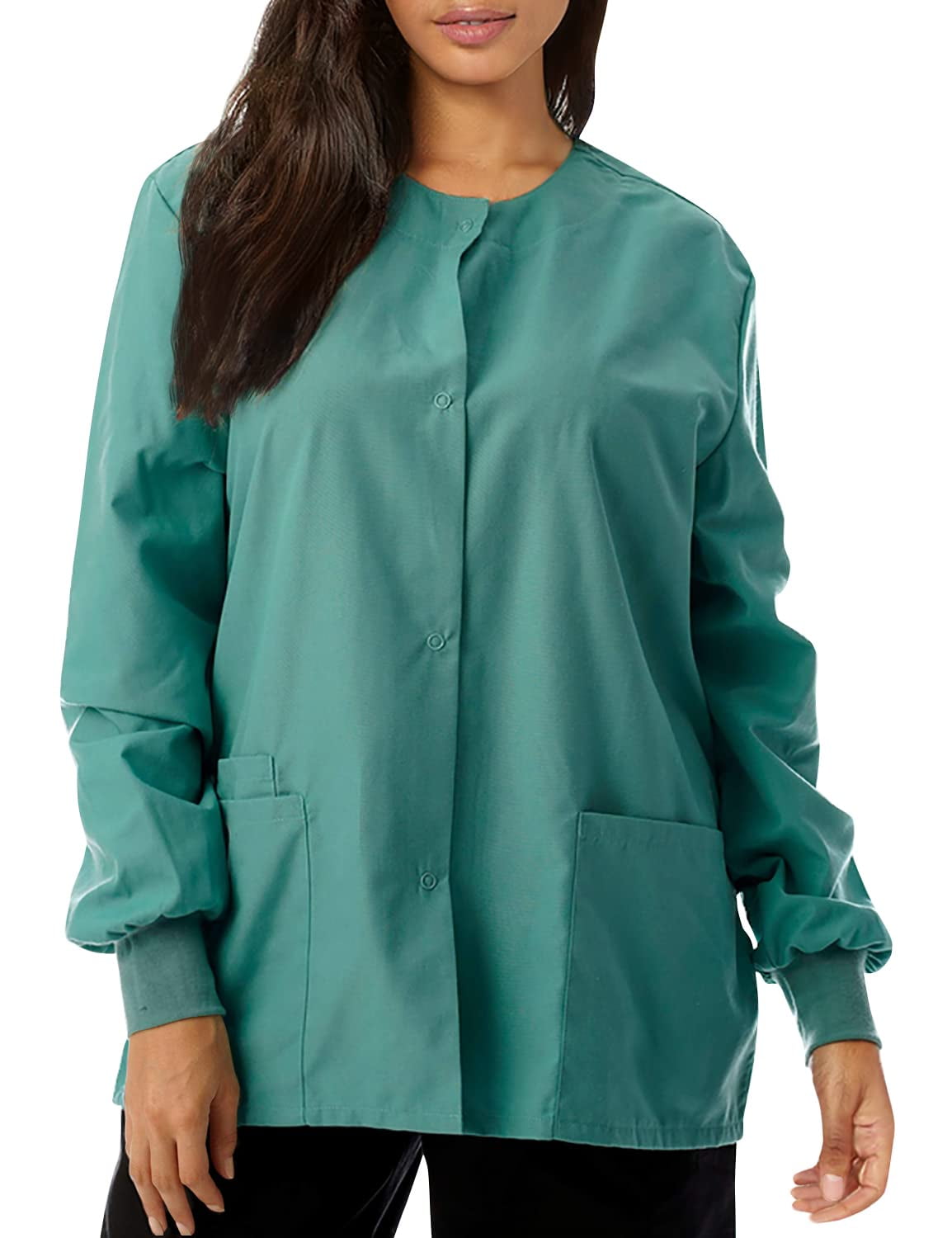 Just Love Women's Solid Scrub Jacket - Comfortable and Professional ...