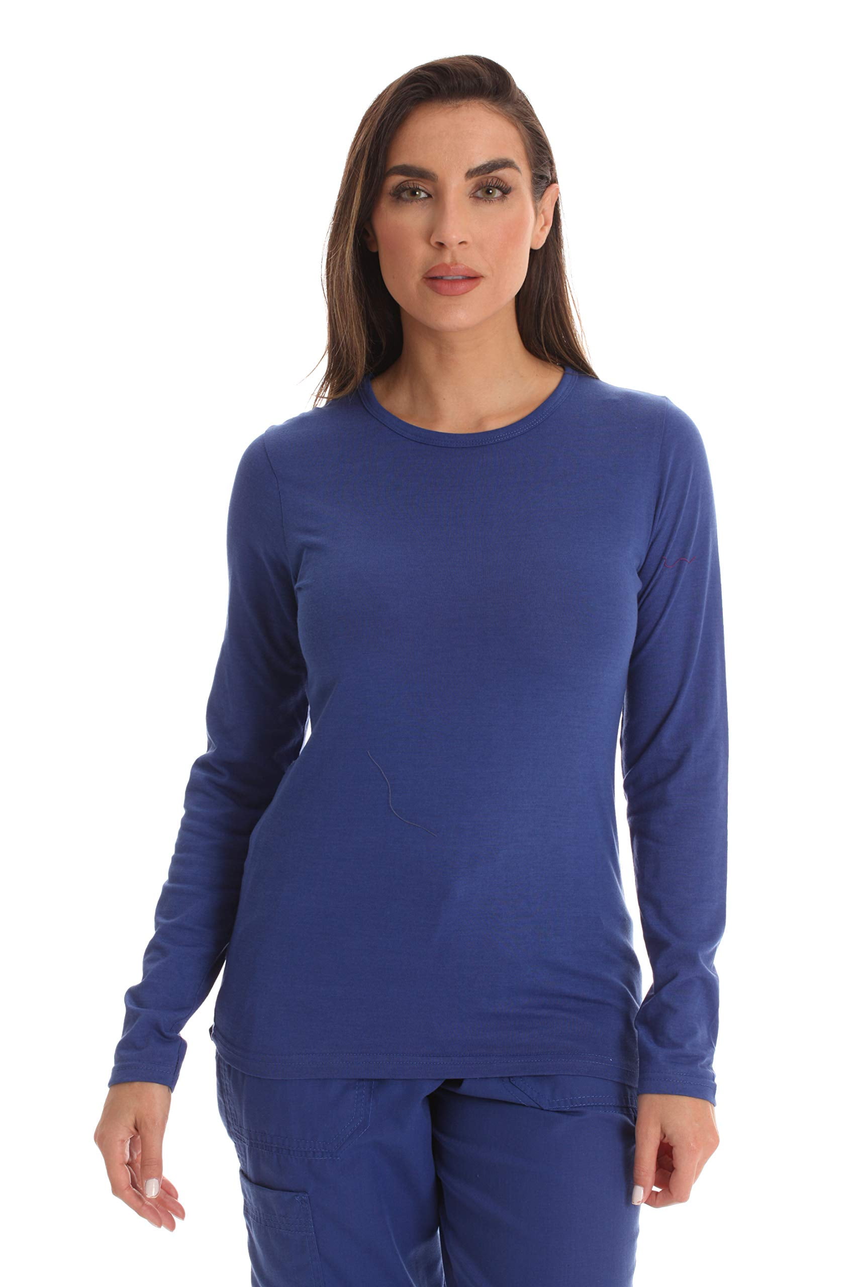 Just Love Women’s Long Sleeve Underscrub T-Shirt – Soft Fitted ...