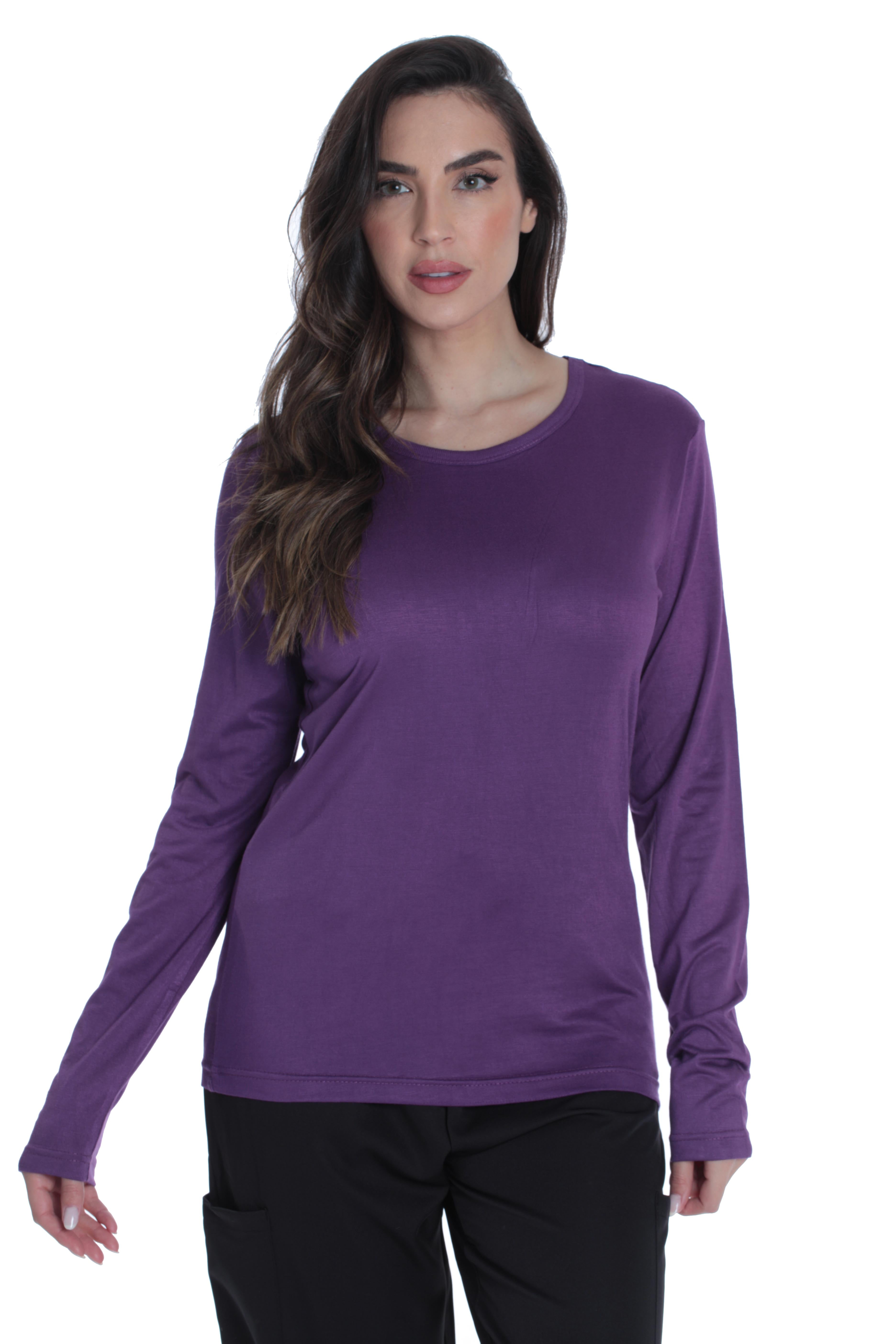 Just Love Womens Underscrub Top 6799-SURGICAL GREEN-XS (Eggplant, Small ...