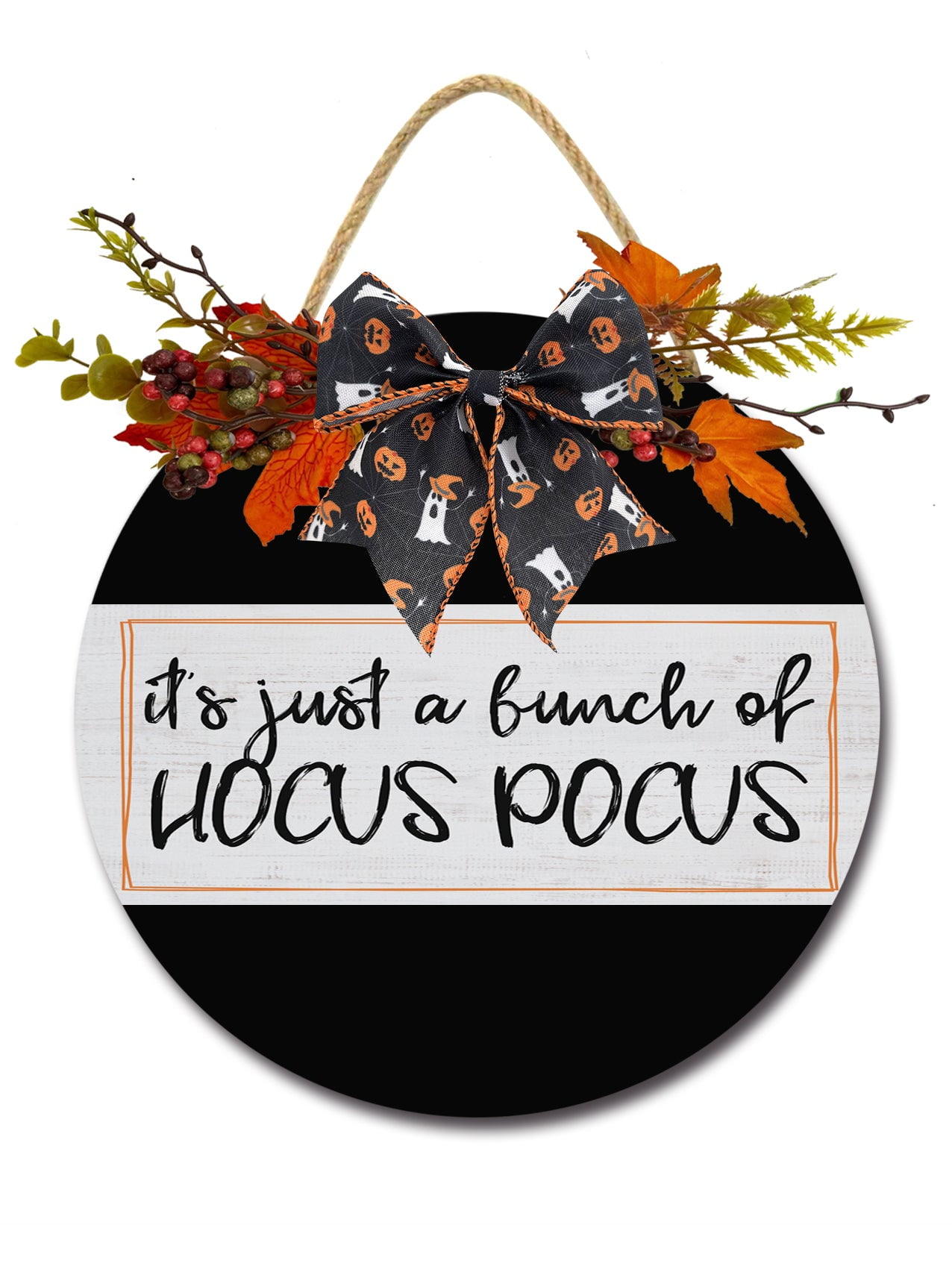 It's Just A Lunch Of Hocus Pocus Sign Front for Door Decoration, 11 in ...