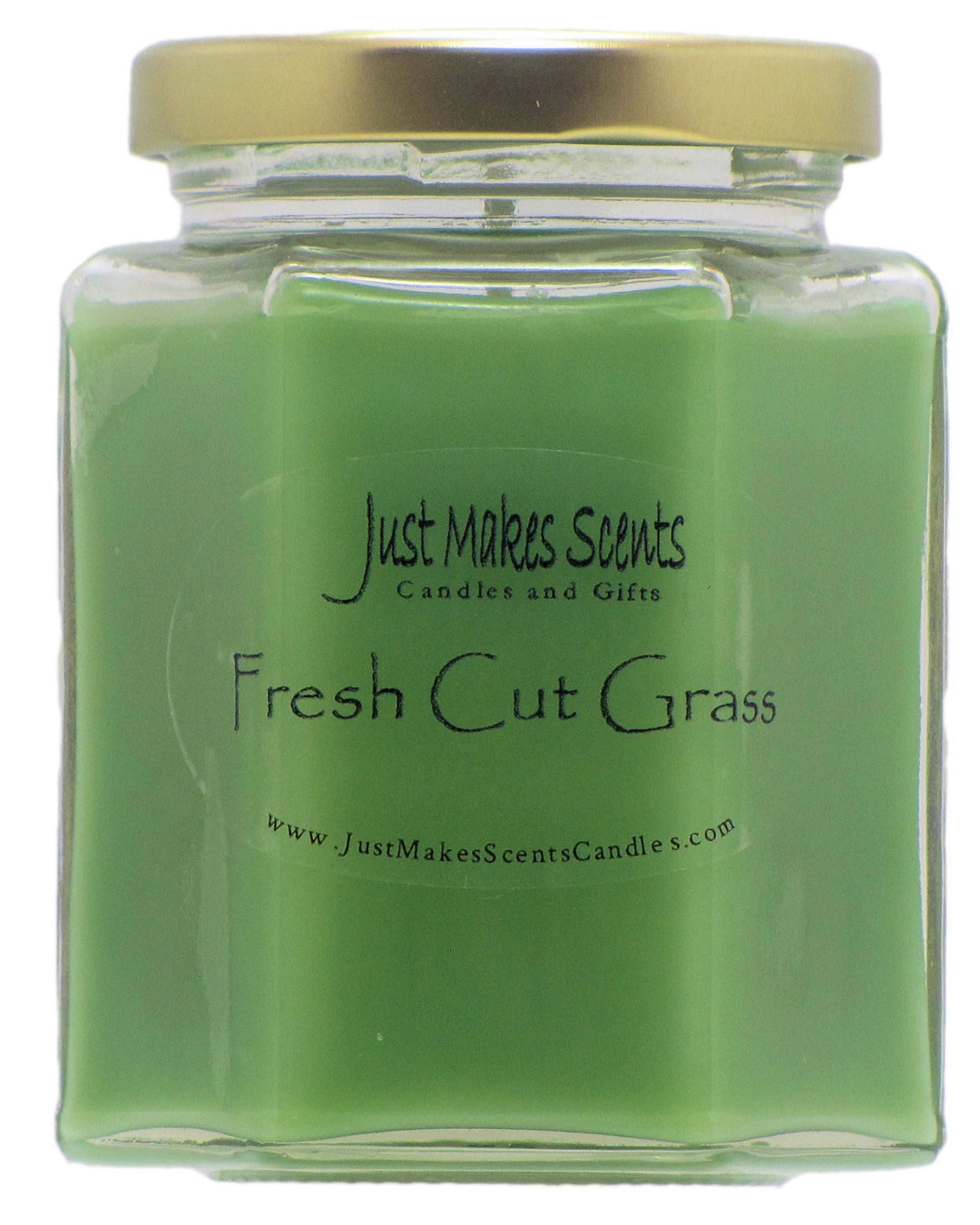 Just Makes Scents, Soy Candles, 8 oz Fresh Cut Grass Scented Candle ...