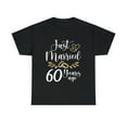 Just Married 60th Married 60 Years Ago Wedding Anniversary Shirt