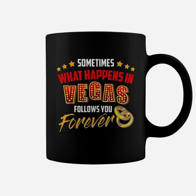 Just Married In Las Vegas Wedding Coffee Mug - Walmart.com