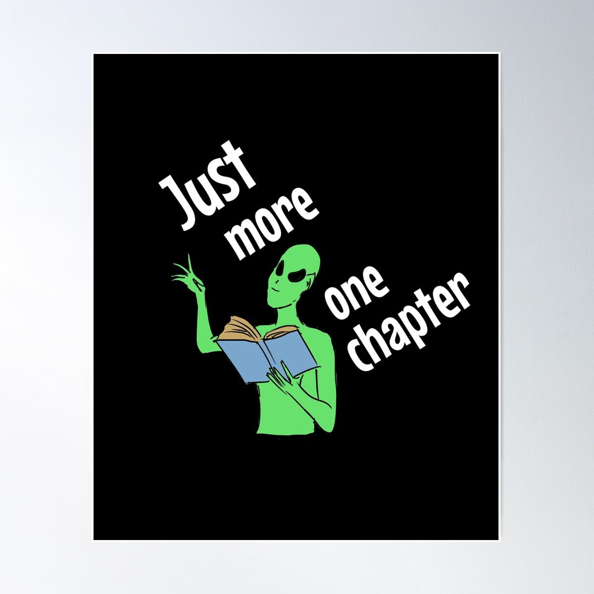 Just More One Chapter Poster Wall Art, Modern Wall Decor For Living ...
