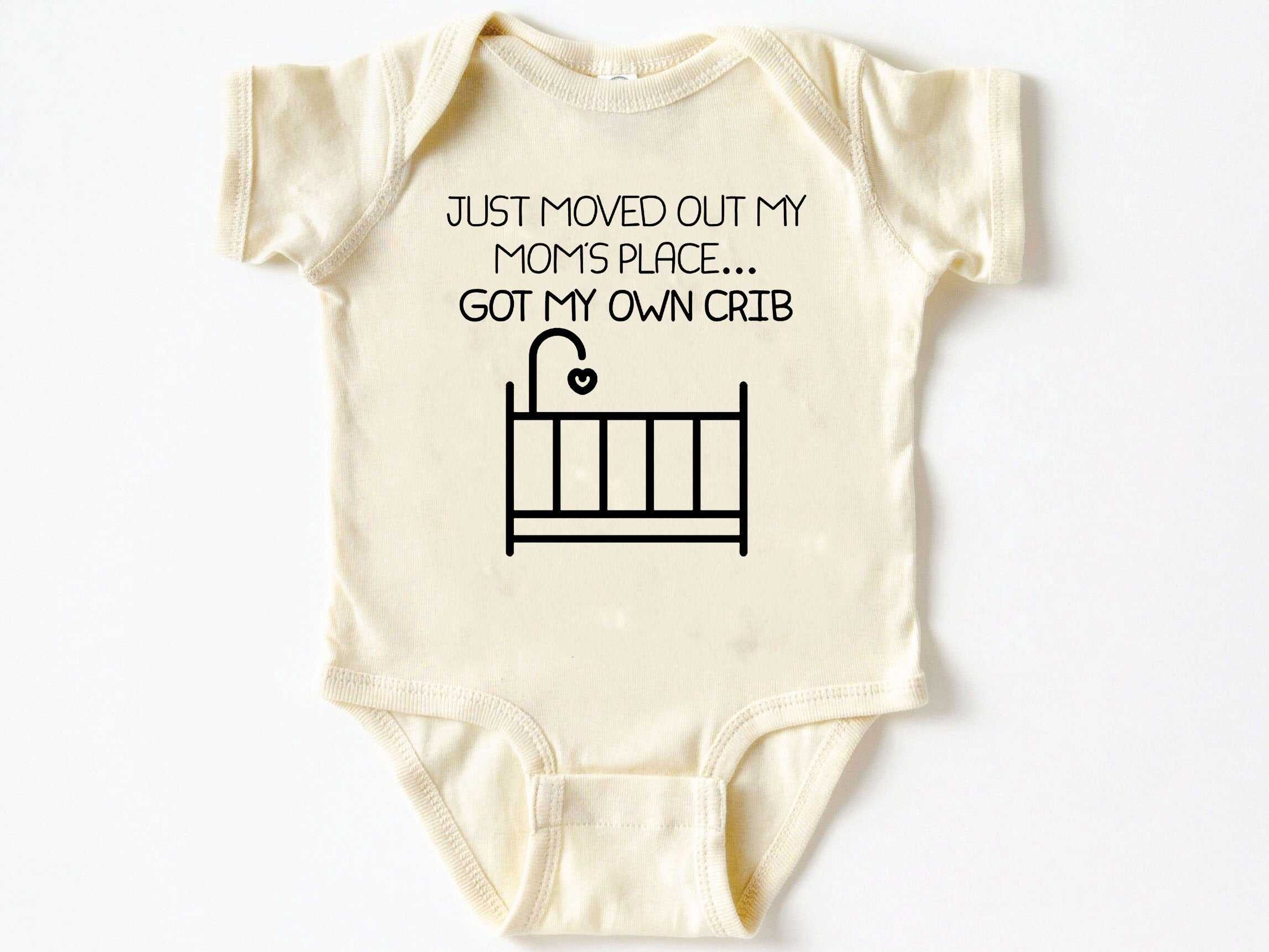 Just Moved Out of Baby Bodysuit – Funny Boho Newborn Onesie, Got My Own ...