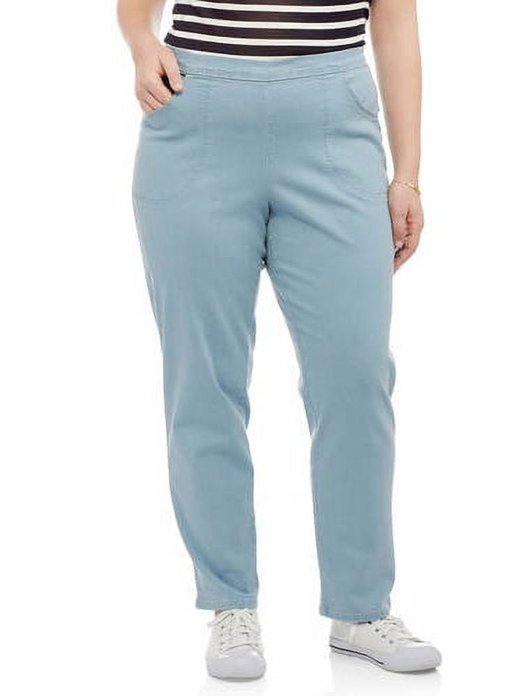 JMS Just My Size by Hanes Women's Plus Size 2 Pocket Pull On Pants ...