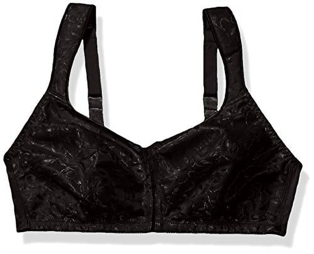 Just My Size Women`s Comfort Cushion Strap Front Close Wirefree Bra ...
