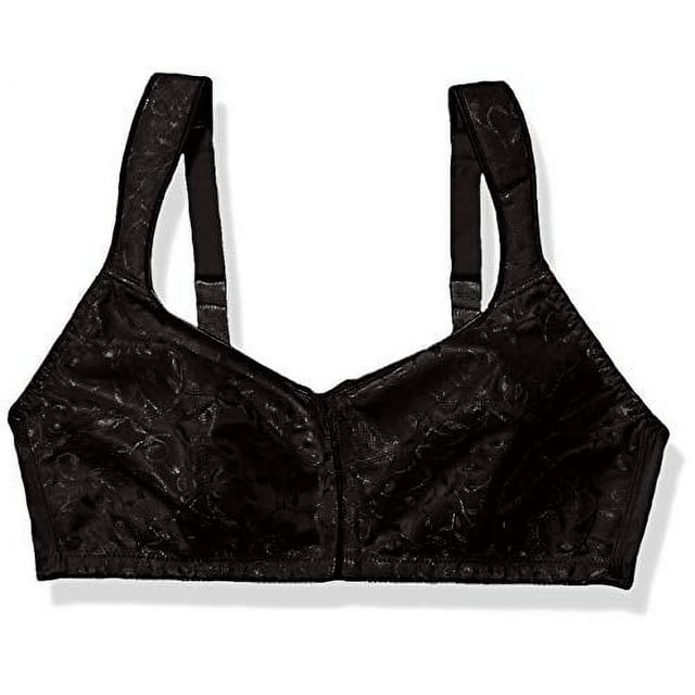 Just My Size Women`s Comfort Cushion Strap Front Close Wirefree Bra ...