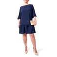 Just My Size Women's Plus 3/4 Sleeve Tiered Dress - Comfortable ...