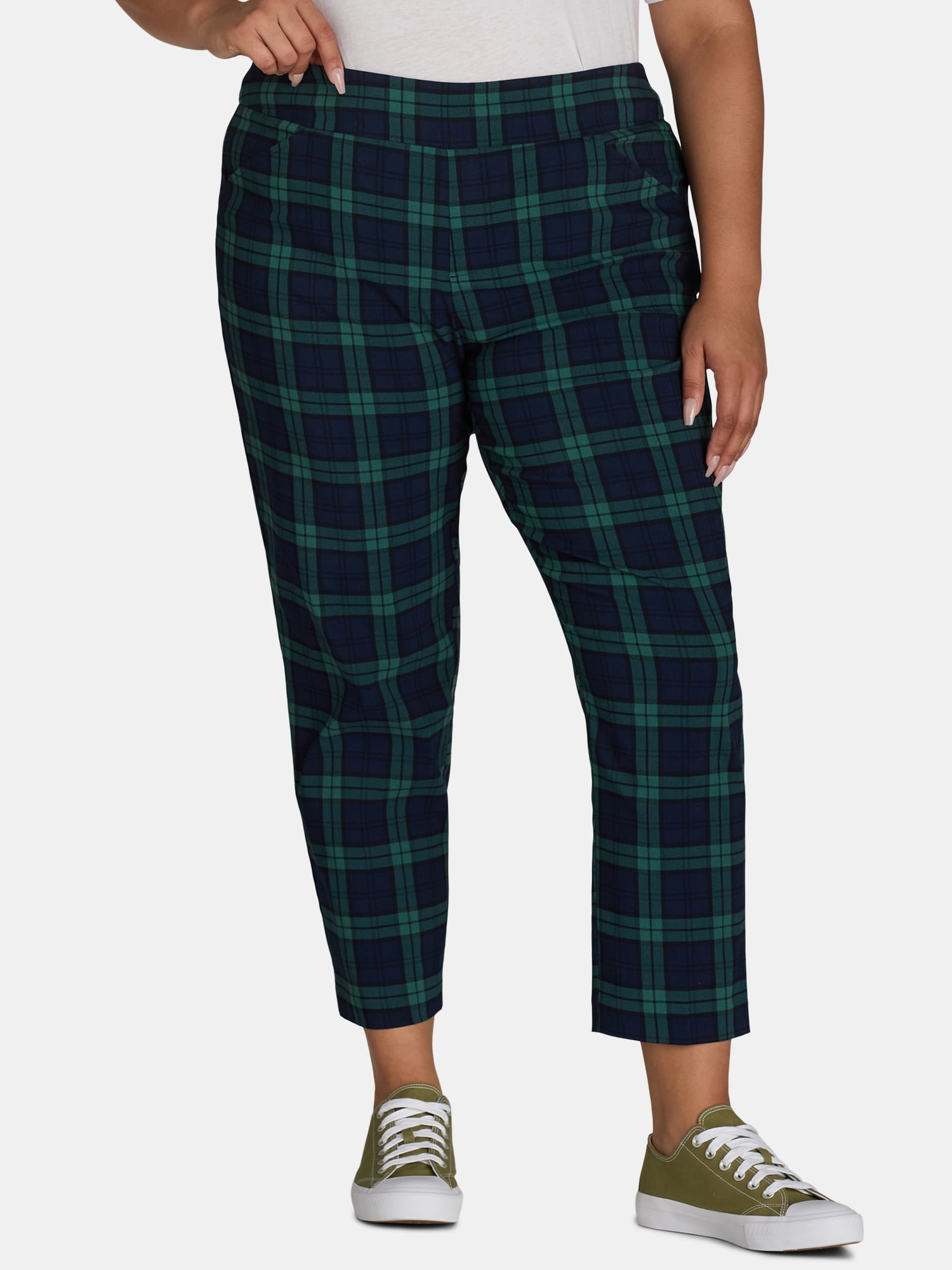 JMS Just My Size by Hanes Women's Plus Millennium Slim Pants, Regular and Petite, Sizes 1X-4X ...