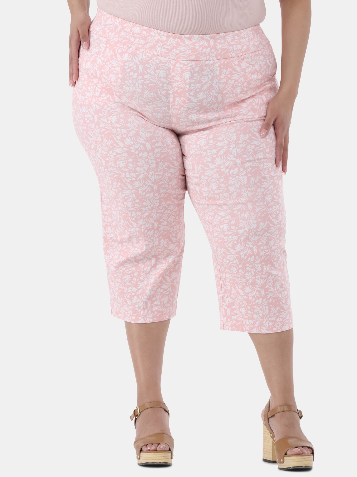 JMS Just My Size by Hanes Women’s Plus Size Millennium Capri Pants ...
