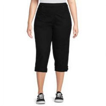 A3 Denim Women's Plus Size Constructed Waist Capris - Walmart.com