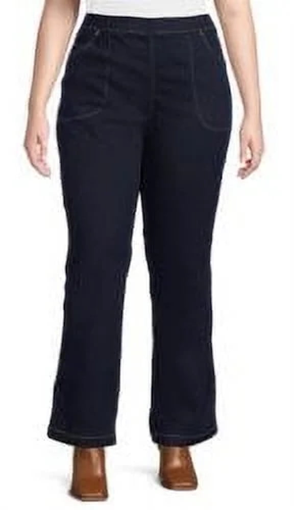 Just My Size Women's Plus Size 4-Pocket Stretch Bootcut Jeans, 5X ...