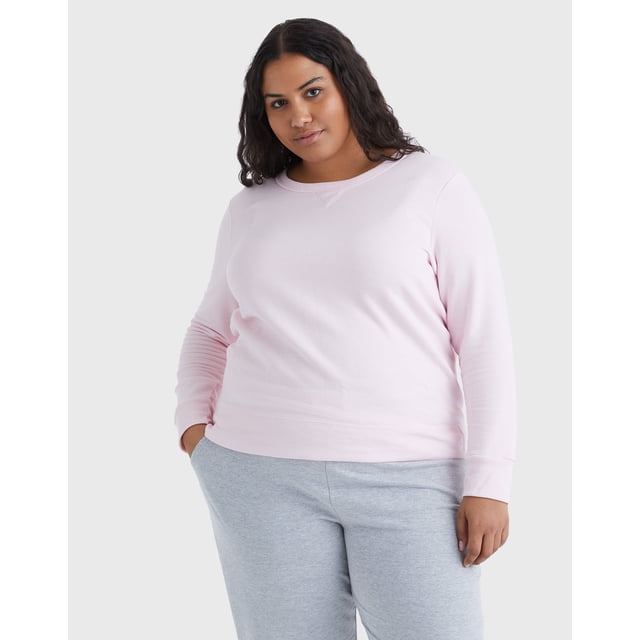 Just My Size Women's Plus Size Fleece Pullover Sweatshirt - Walmart.com