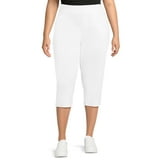 JMS Just My Size by Hanes Women’s Plus Size Millennium Capri Pants ...