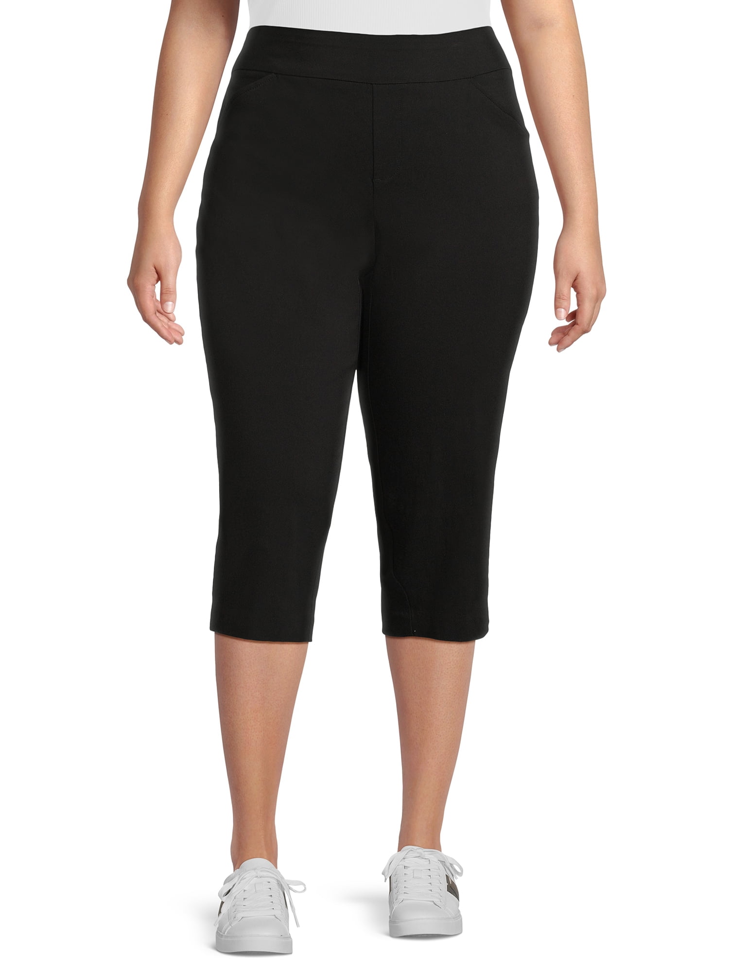 JMS Just My Size by Hanes Women’s Plus Size Millennium Capri Pants ...