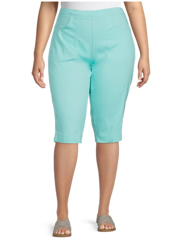 Just My Size Plus Size Capris in Plus Size Pants - Walmart.com