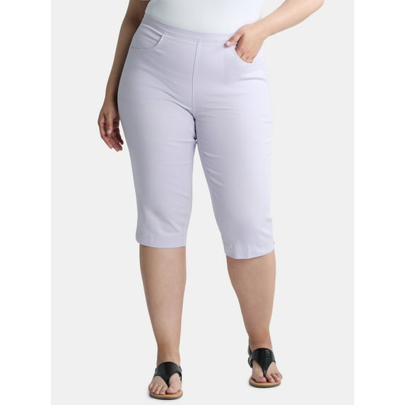 JMS Just My Size by Hanes Women's Plus Size Pull On 2 Pocket Stretch ...
