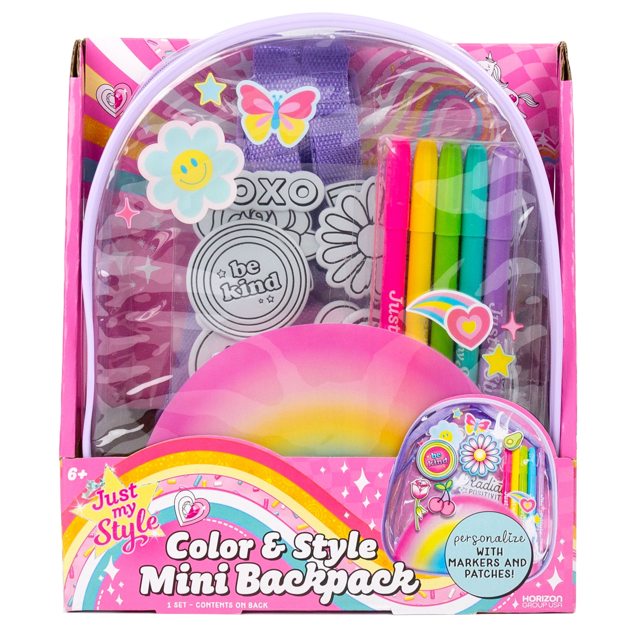 Just My Style Color & Style Mini Backpack - Walmart.com