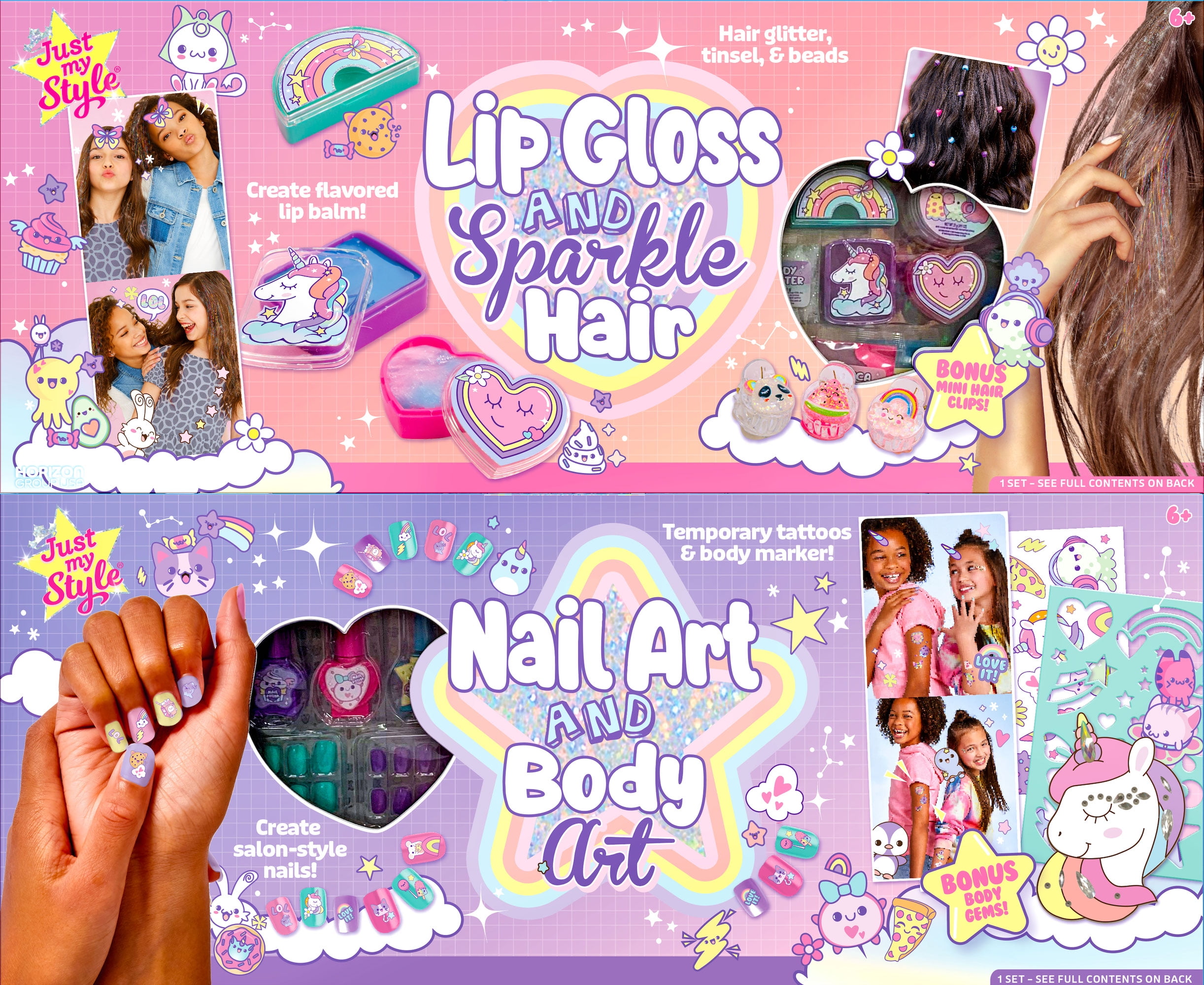 Just My Style Nail Art & Body Art Set - Walmart.com
