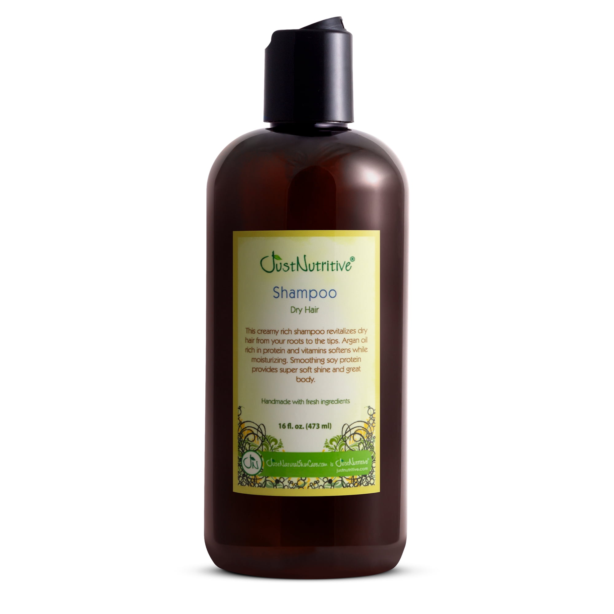 Just Nutritive Dry Hair Shampoo, Natural Shampoo for All Hair Types ...